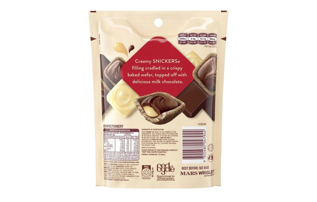 Australia Pods chocolate( Mars/Snickers/Twix) 160g, Food & Drinks ...