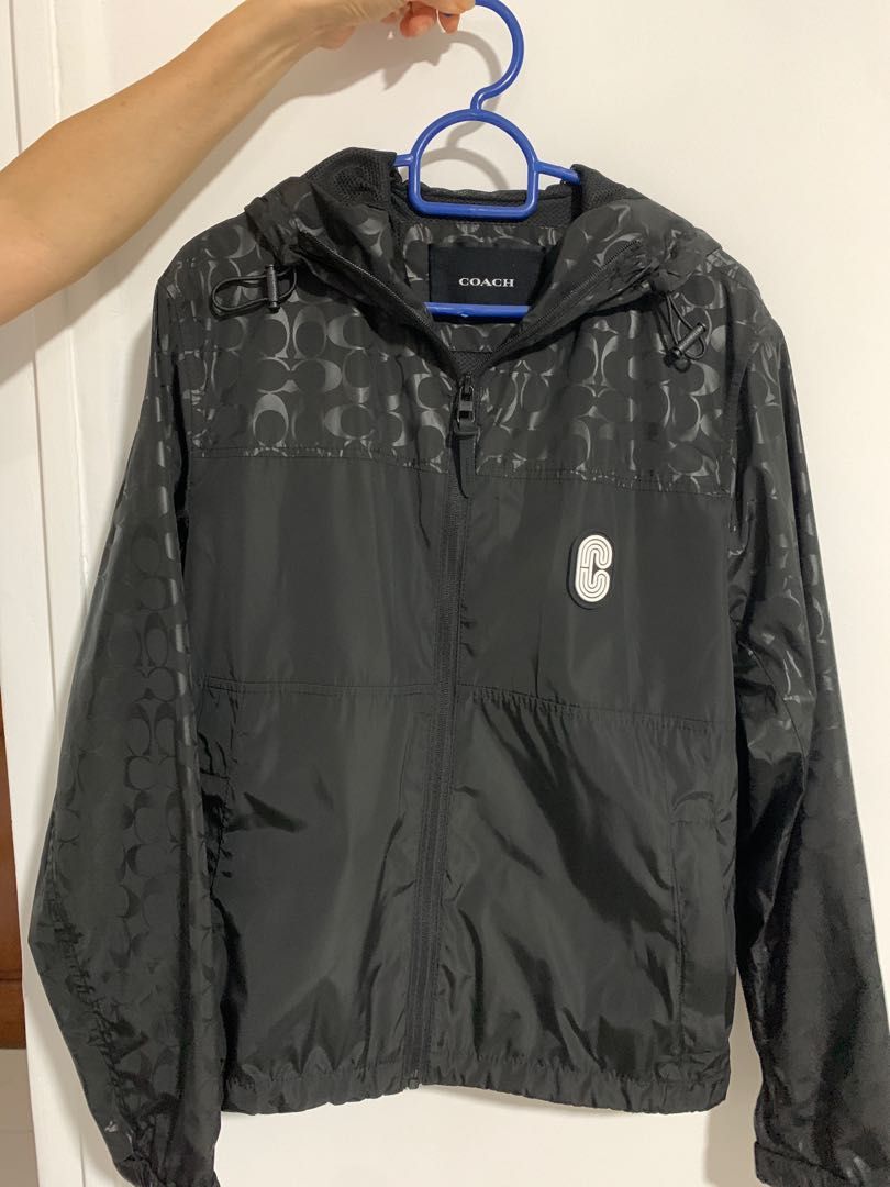 authentic coach windbreaker jacket in black, Women's Fashion, Coats ...