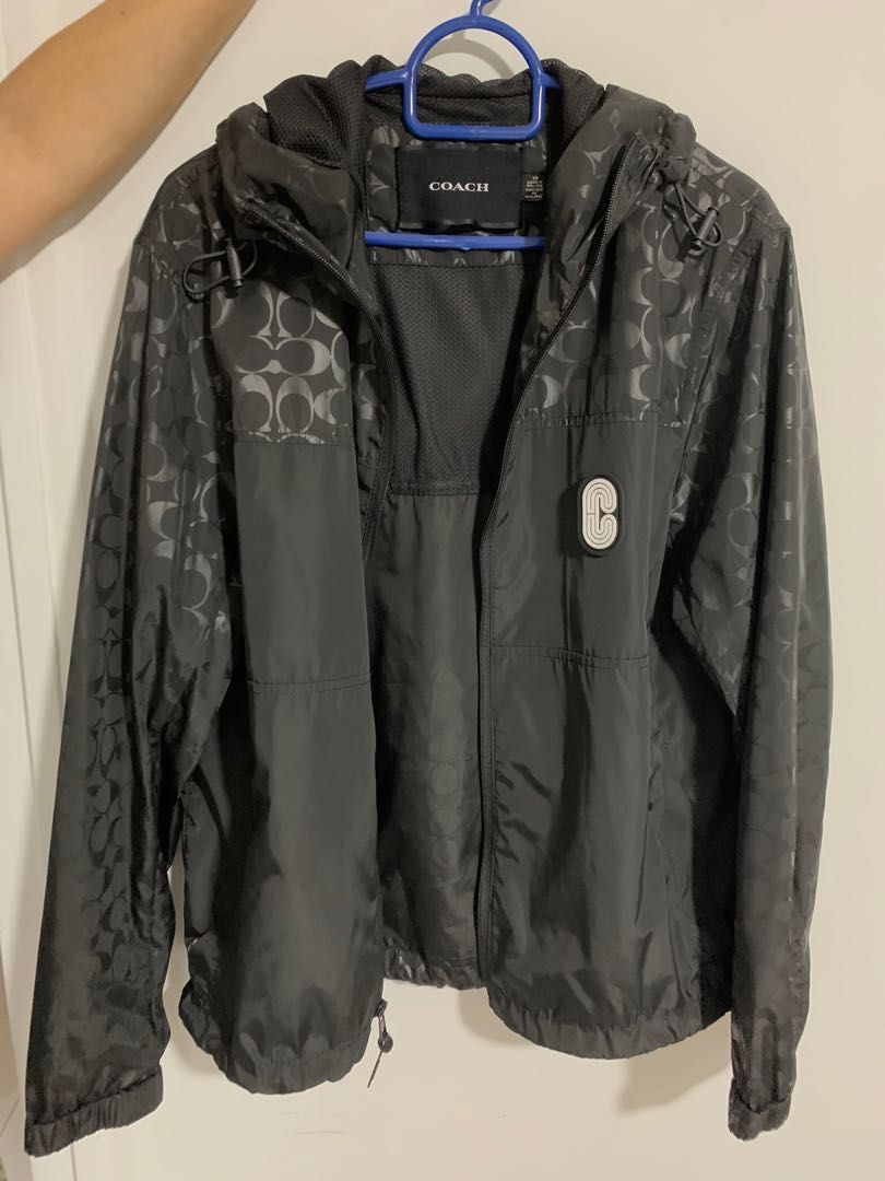 authentic coach windbreaker jacket in black, Women's Fashion, Coats ...
