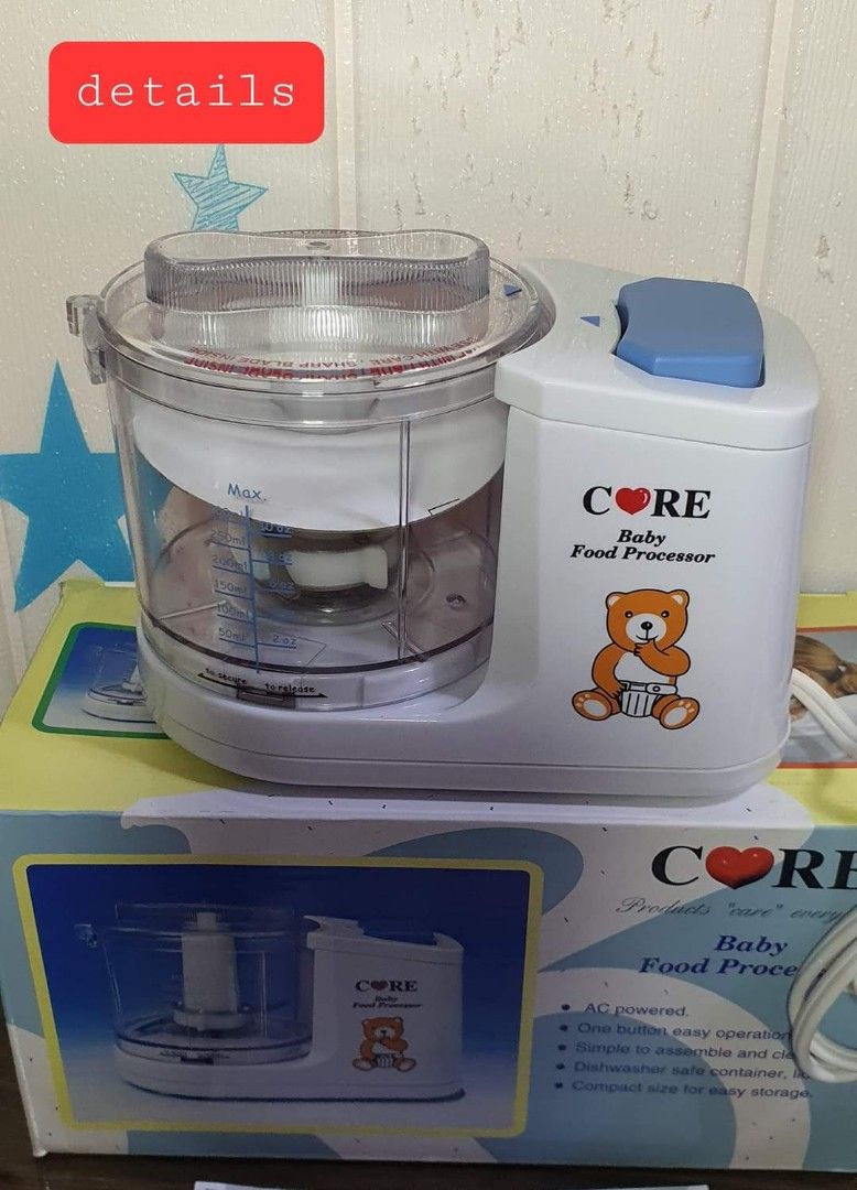 AUTHENTIC CORE FOOD PROCESSOR 110V, Babies & Kids, Nursing & Feeding ...