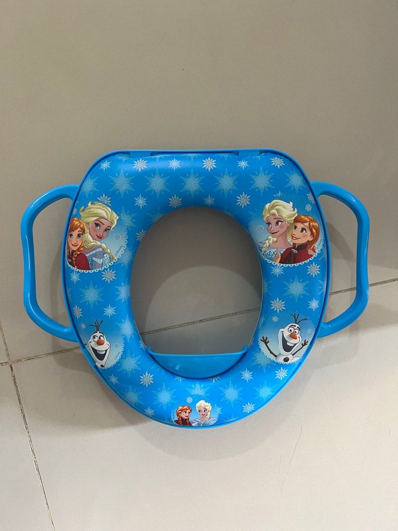 Baby toilet seat potty frozen Elsa Anna, Babies & Kids, Bathing ...