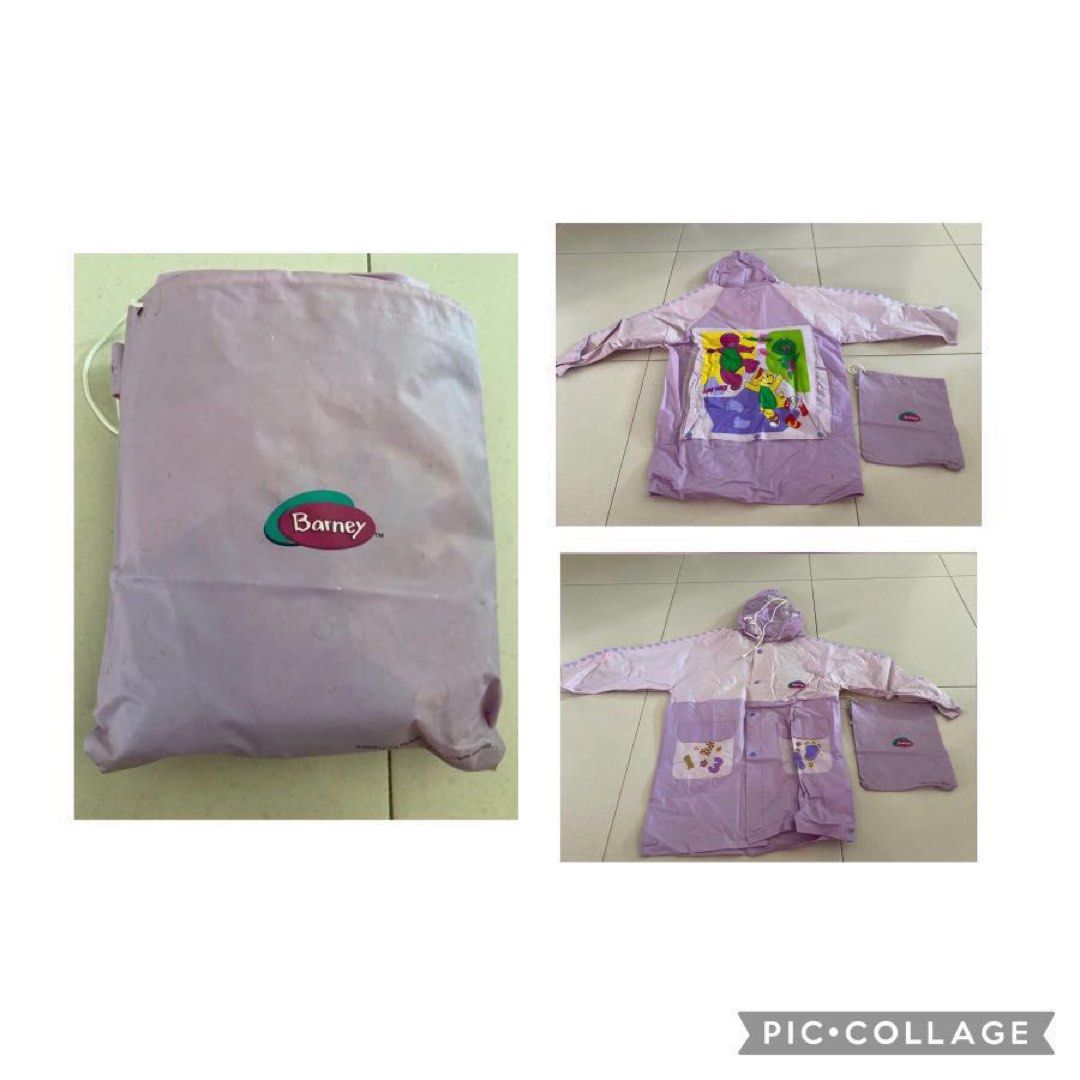 Barney Kids Raincoat, Babies & Kids, Babies & Kids Fashion on Carousell