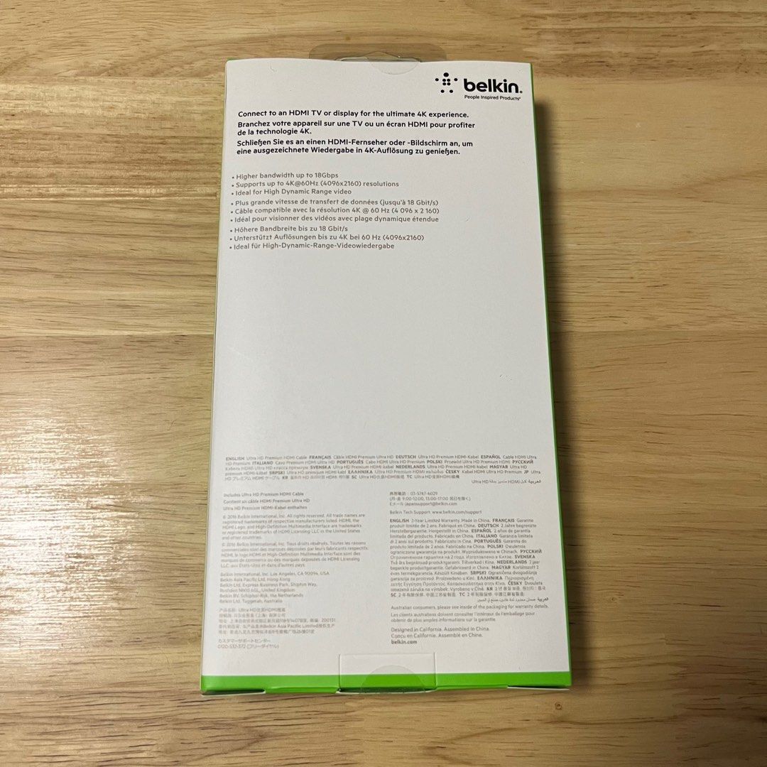 belkin-4k-hdmi-cable-2m-computers-tech-parts-accessories
