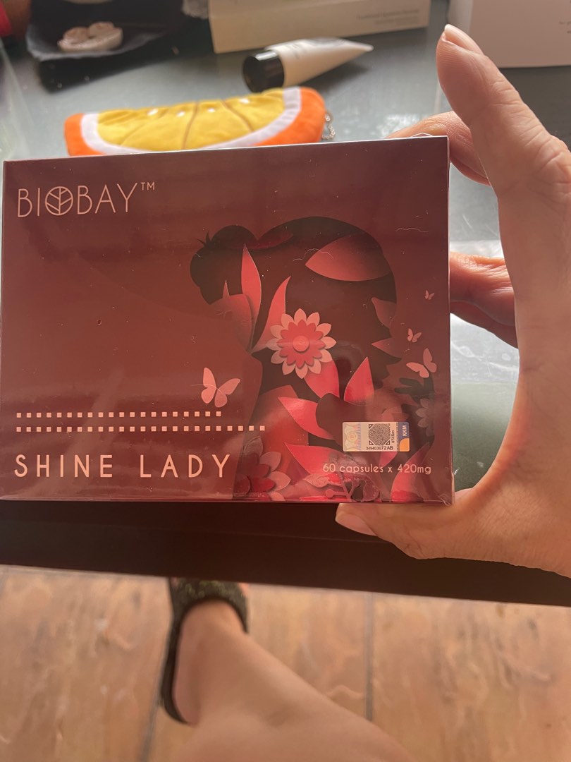 Biobay Shine Lady 60 capsules, Health & Nutrition, Health Supplements ...