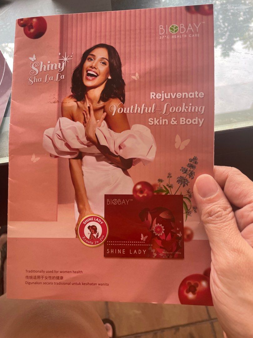 Biobay Shine Lady 60 capsules, Health & Nutrition, Health Supplements ...