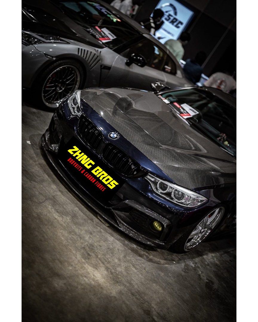 BMW 4series F32/F33/F36 carbon fibre lips and canard, Car Accessories ...