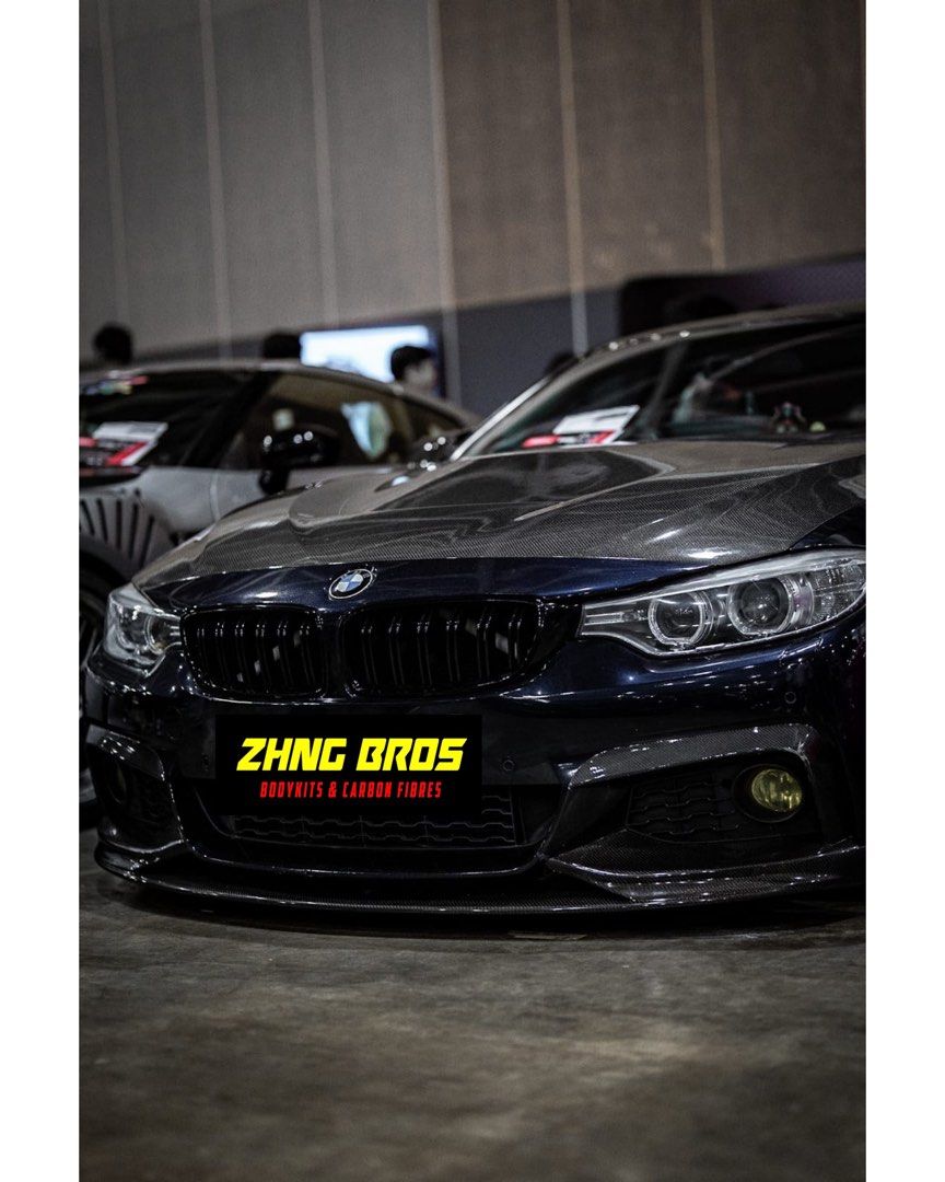 BMW 4series F32/F33/F36 carbon fibre lips and canard, Car Accessories ...