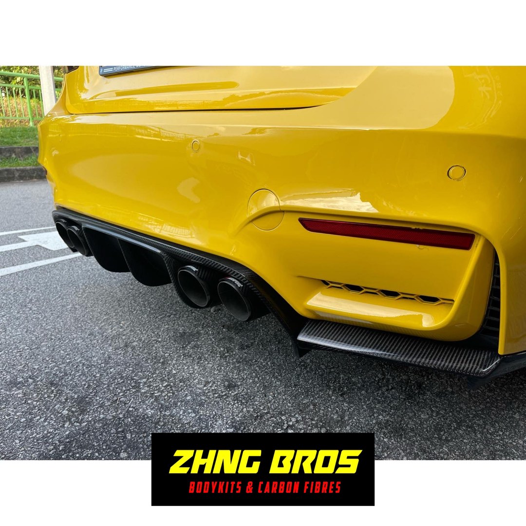 BMW F30 CARBON FIBRES ADD ONS | DIFFUSER | LIPS | SIDE-SKIRTS | ROOF ...