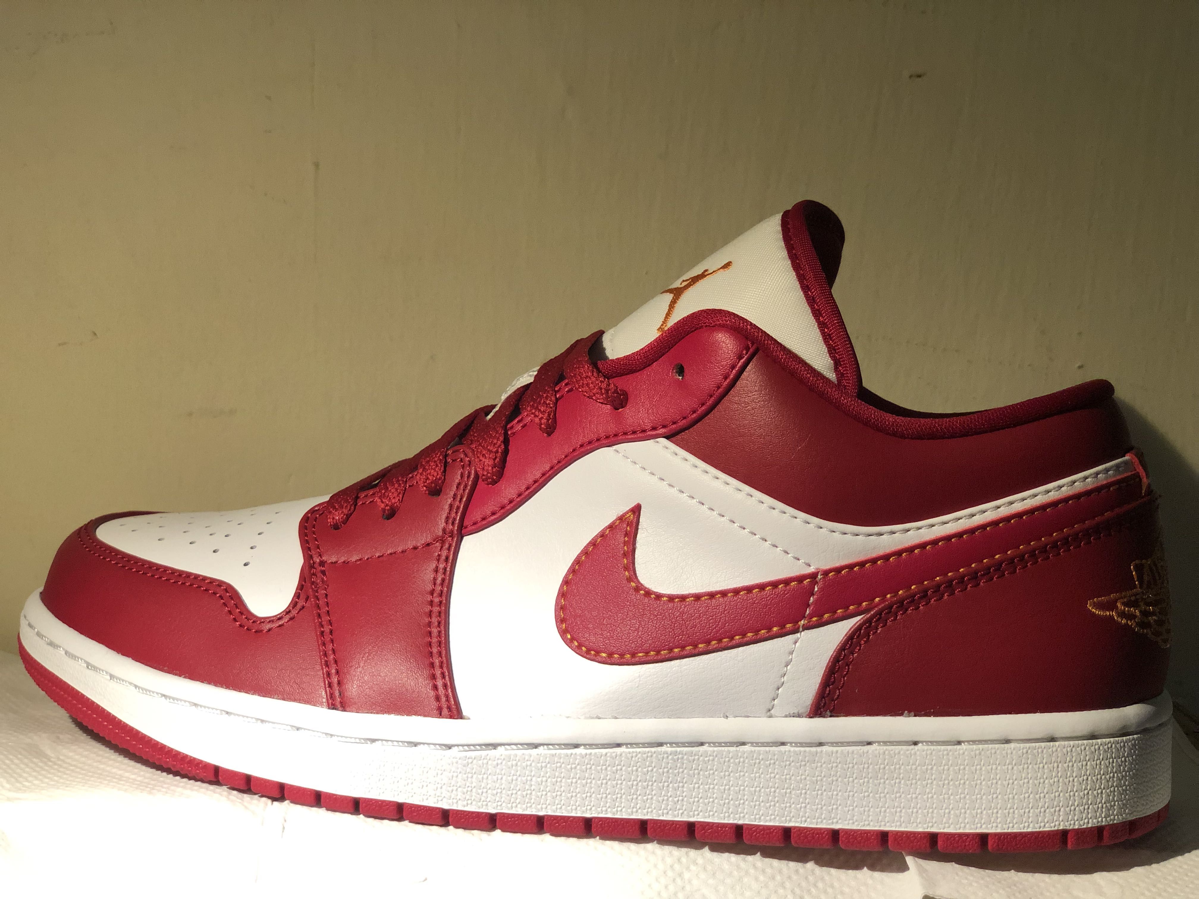 NIKE AIR JORDAN 1 LOW BNIB (CARDINAL RED) #AJ1 #DUNK LOW RED, Men's ...