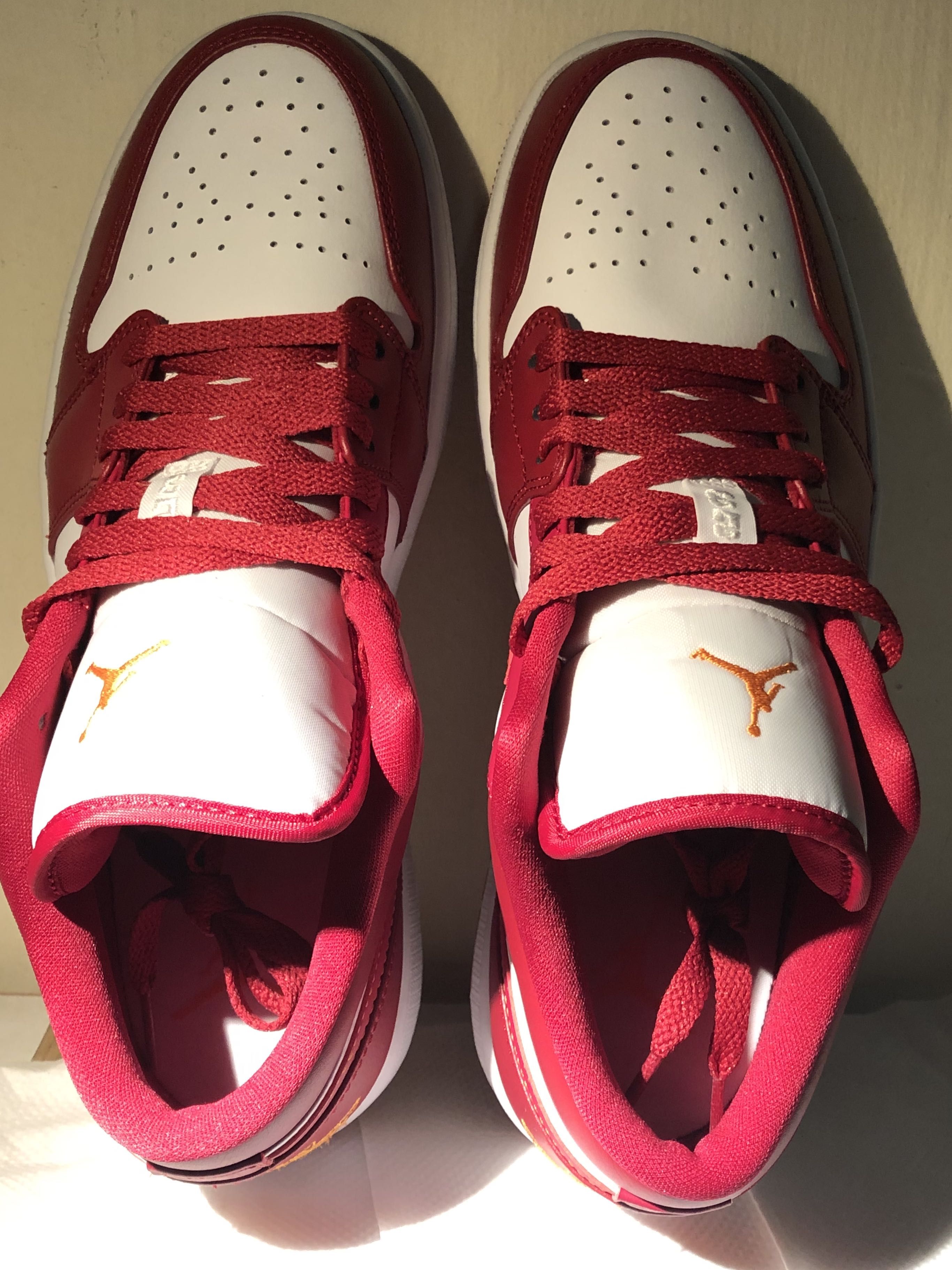 NIKE AIR JORDAN 1 LOW BNIB (CARDINAL RED) #AJ1 #DUNK LOW RED, Men's ...