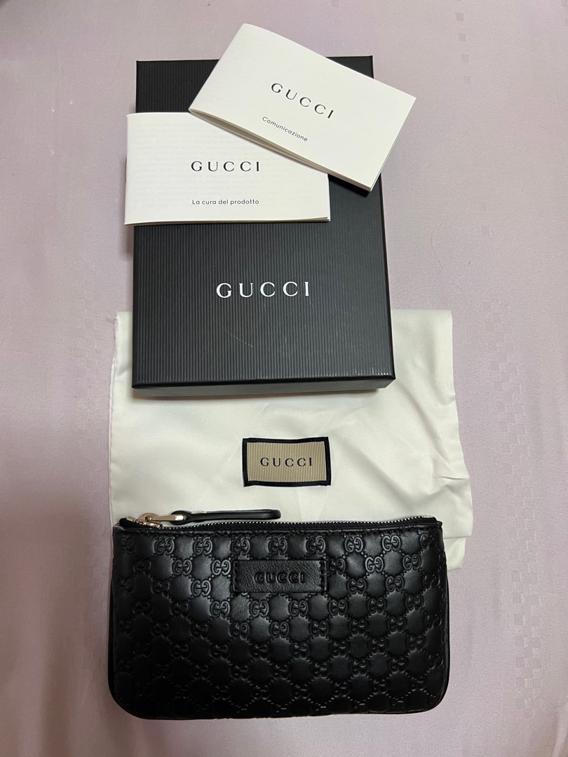 BNIB Gucci Microguccissima Key Pouch, Luxury, Bags & Wallets on Carousell