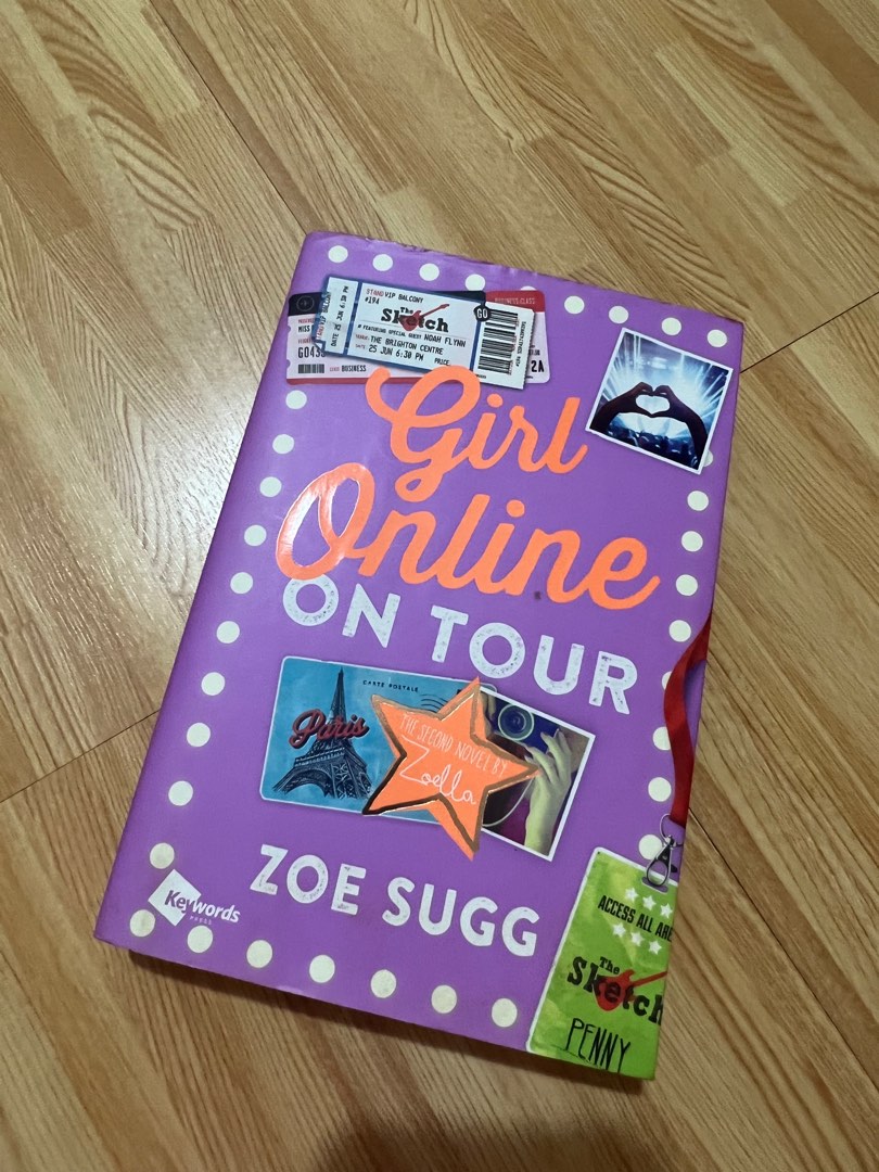 BOOK Girl Onlinr On tour Zoe Sugg Hardbound, Hobbies & Toys, Books ...