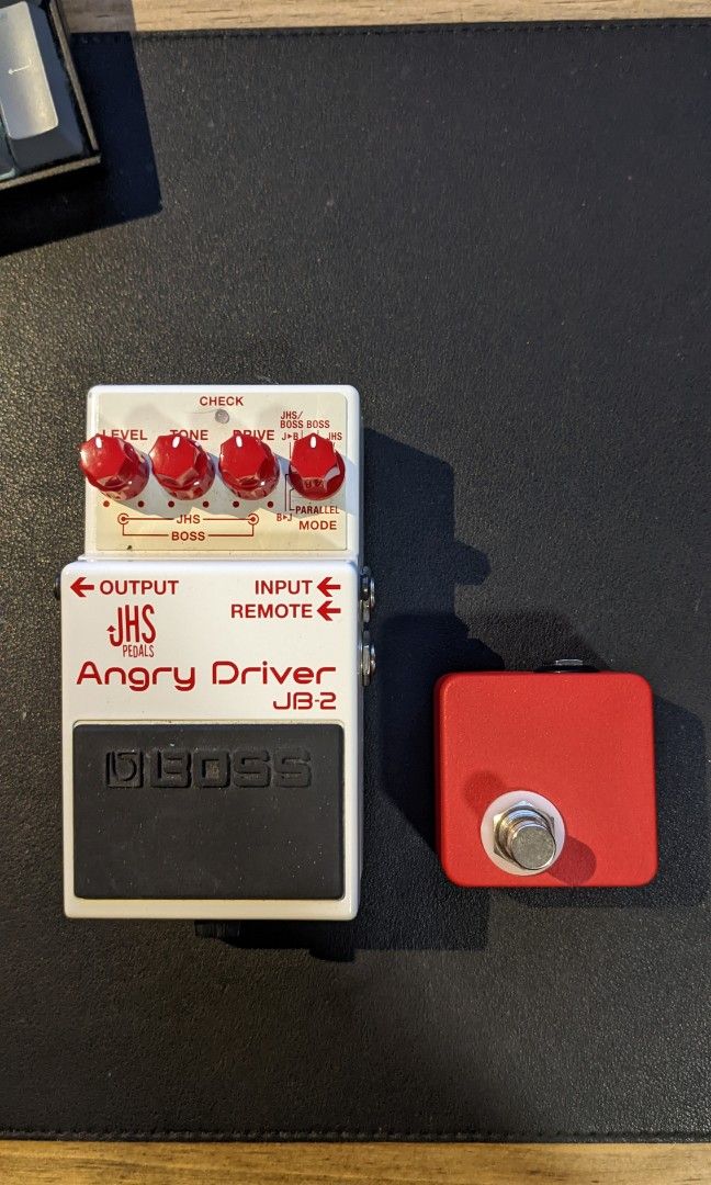 Boss JHS Angry Driver + JHS Red Remote, Hobbies & Toys, Music & Media ...