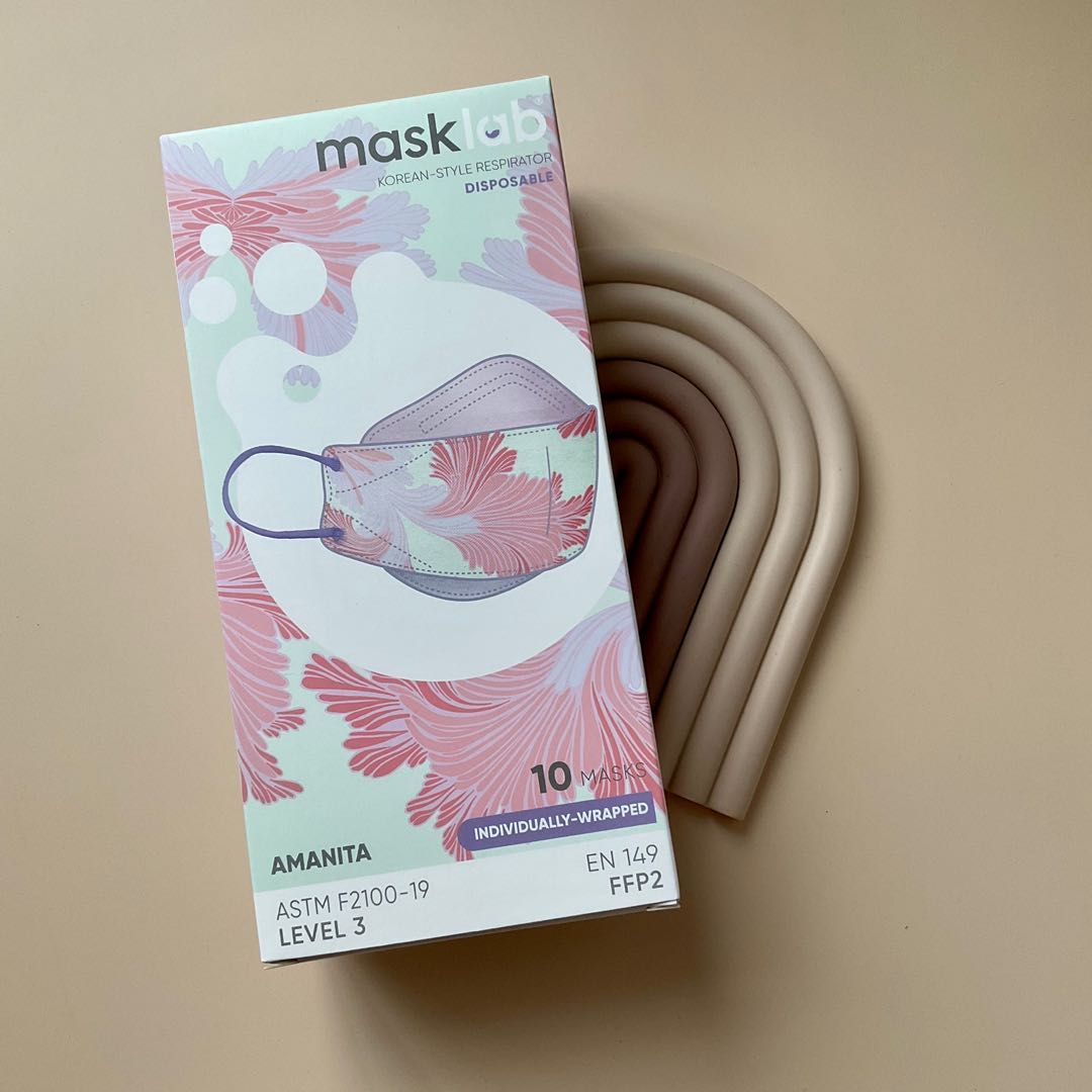 (Box of 10) Masklab Hong Kong: Amanita (Frame&Fable) Adult KF Korean ...