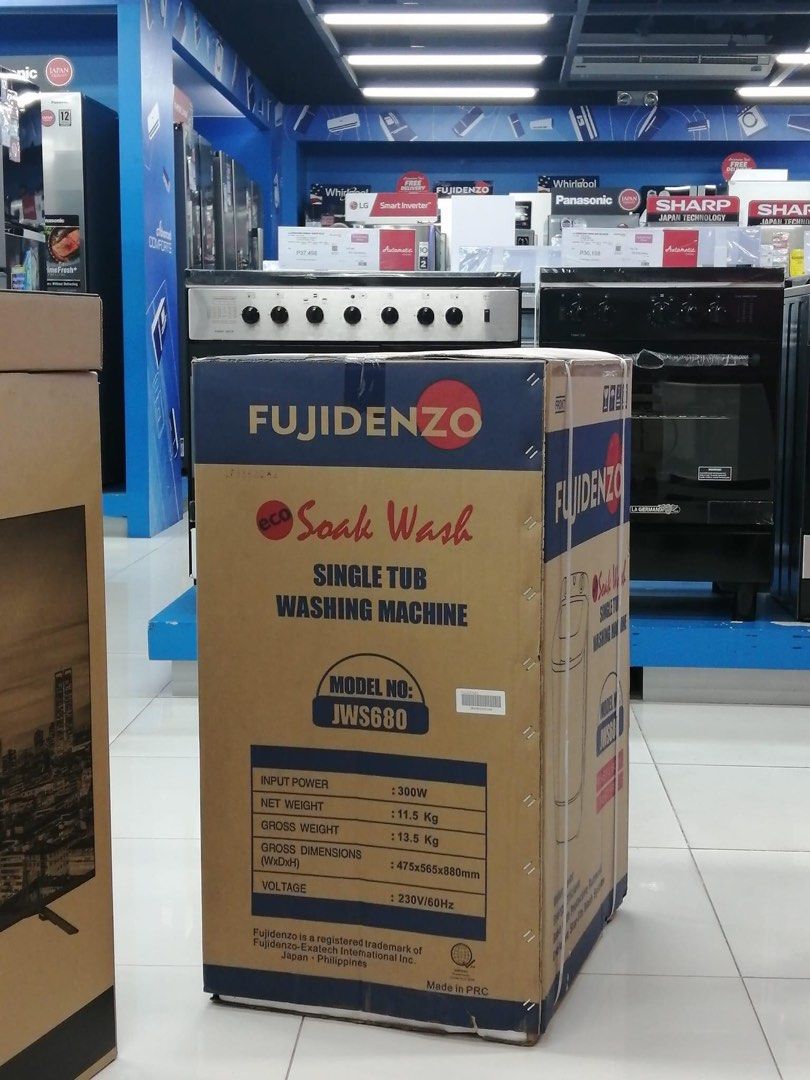 Brandnew Fujidenzo Single Tub Washing Machine, TV & Home Appliances, Washing Machines and Dryers ...