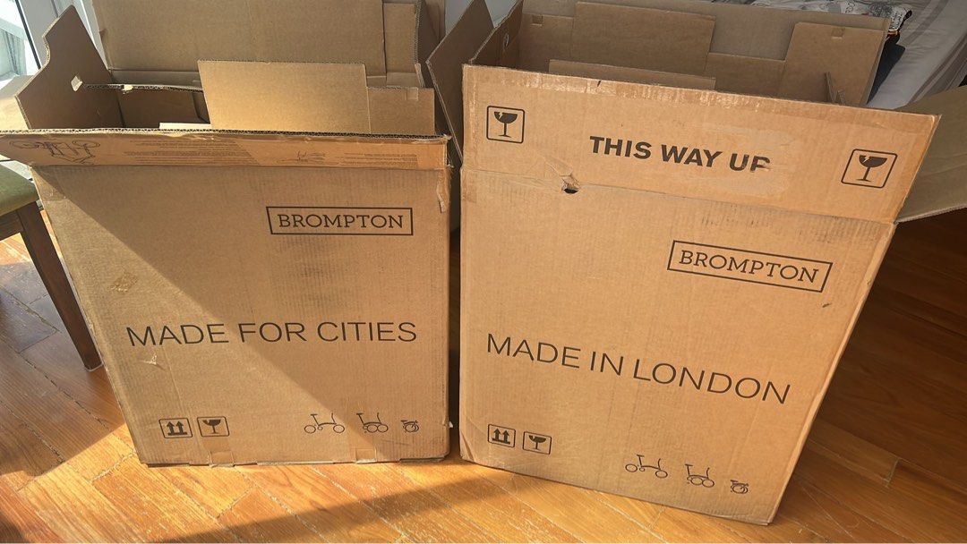 Brompton boxes, Sports Equipment, Bicycles & Parts, Parts & Accessories ...