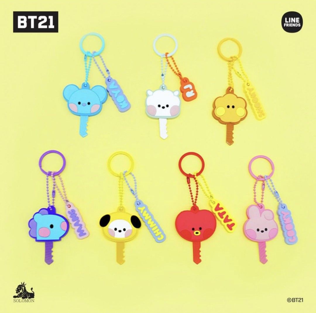 BT21 Keyring Cover, Hobbies & Toys, Memorabilia & Collectibles, K-Wave on Carousell