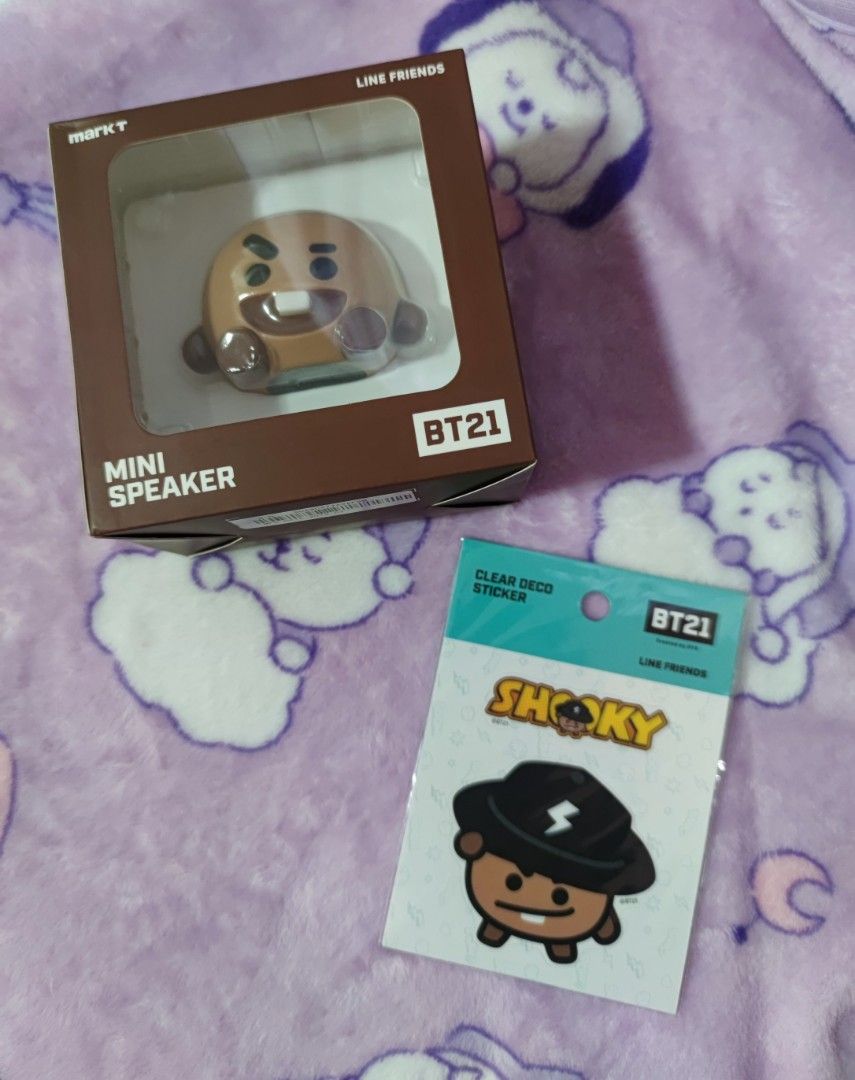 Bt21 mini Bluetooth speaker shooky, Hobbies & Toys, Memorabilia & Collectibles, K-Wave on Carousell