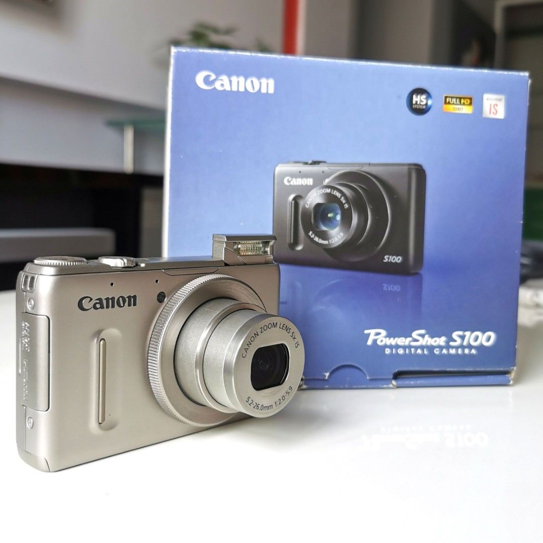Canon Power Shot S100 Digital Camera Full Set with Accessories ...
