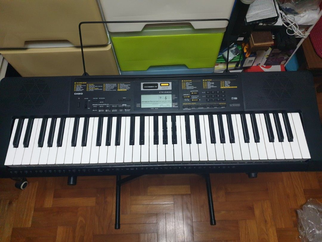 Casio Keyboard CTK-2400, Hobbies & Toys, Music & Media, Musical Instruments on Carousell