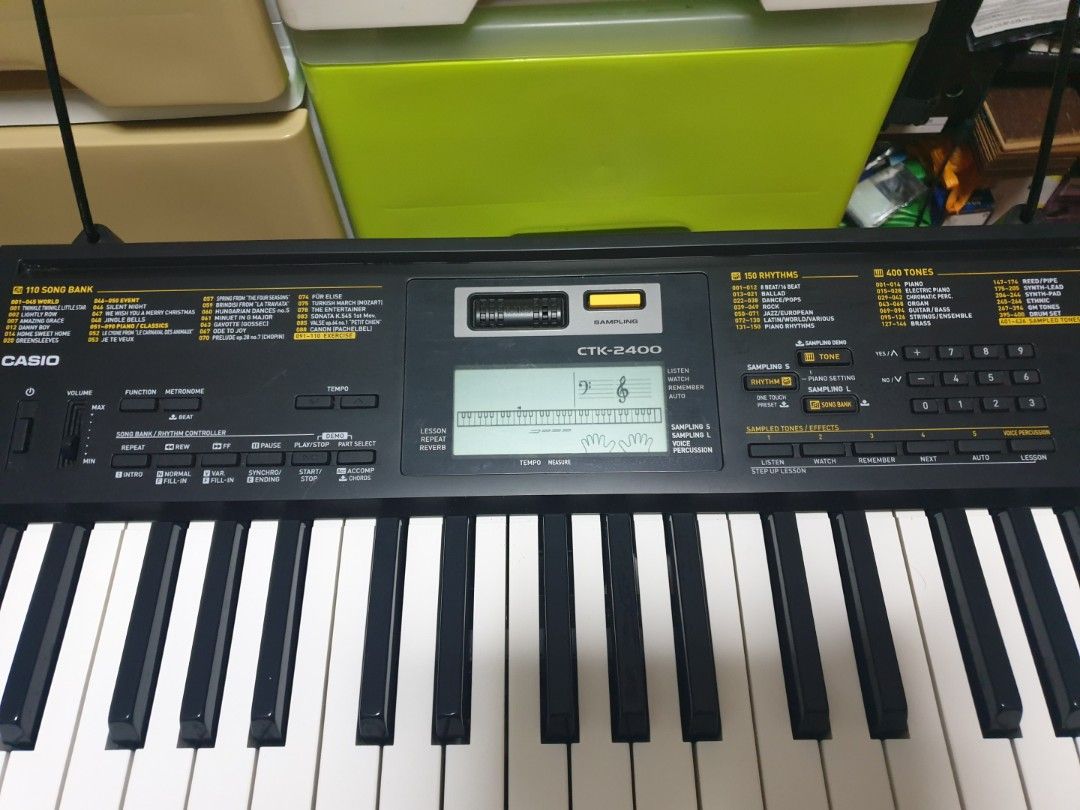 Casio Keyboard CTK-2400, Hobbies & Toys, Music & Media, Musical Instruments on Carousell