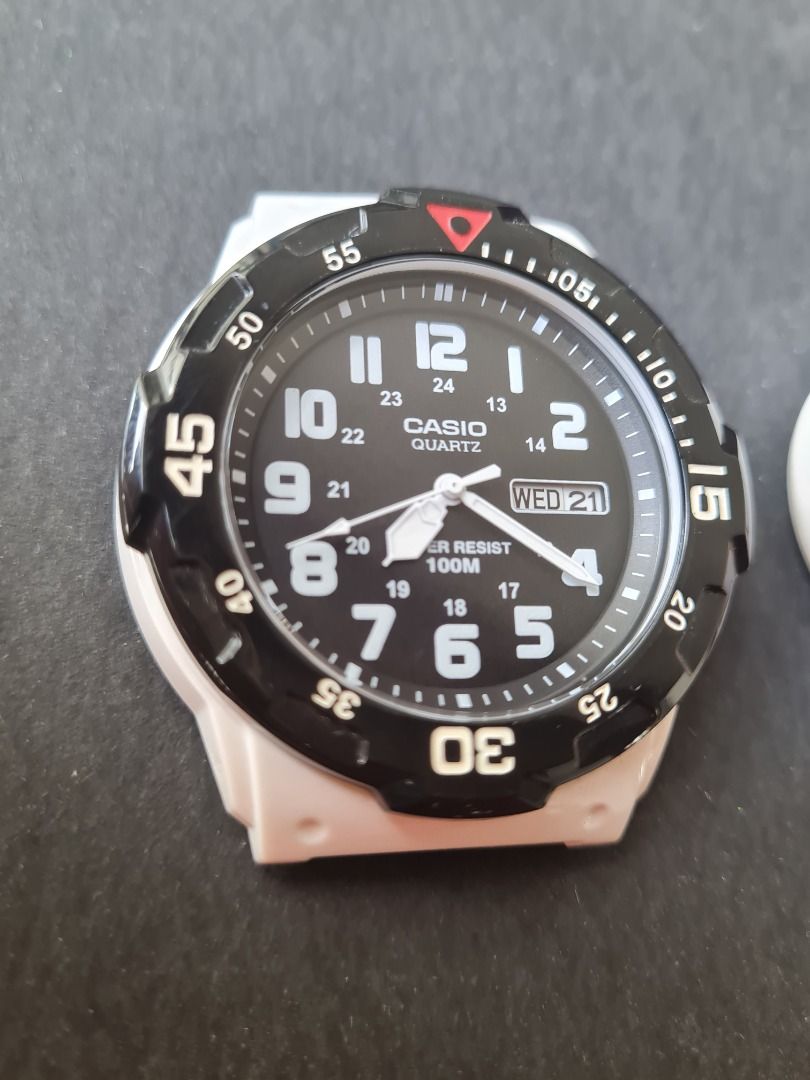 Casio Classic Diver Style Analog Quartz Sports Watch 100m Date Display ...