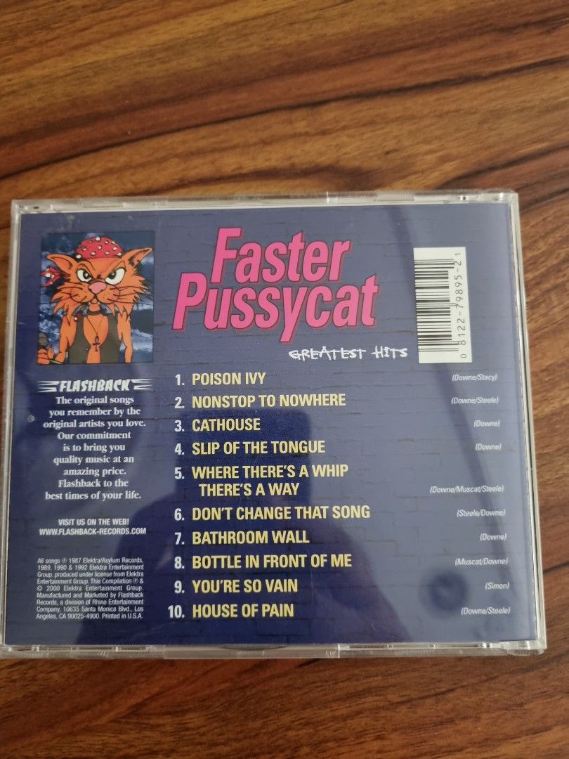 Cd Faster Pussycat Greatest Hits Hobbies And Toys Music And Media Cds