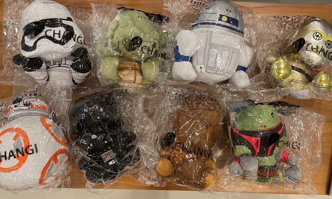 Changi Star Wars Plushies set of 8, Hobbies & Toys, Toys & Games on ...