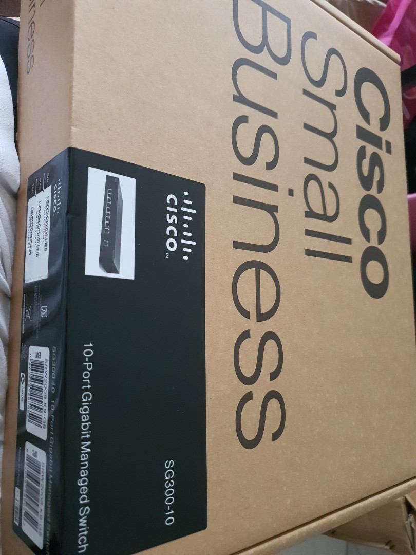 Cisco sg300 10 port gigabit managed switch small business, Computers & Tech, Office & Business ...