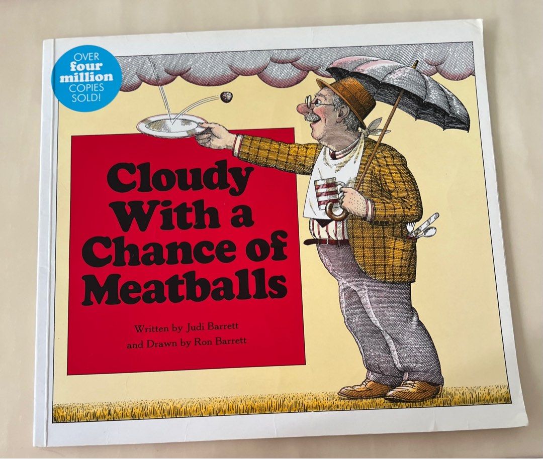 Cloudy With A Chance Of Meatballs by Judi Barrett, Hobbies & Toys ...