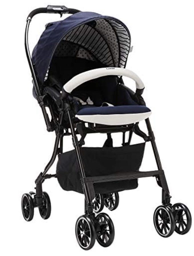 Combi Mechacal Handy 4X Plus Stroller (Navy Blue), Babies & Kids, Going ...