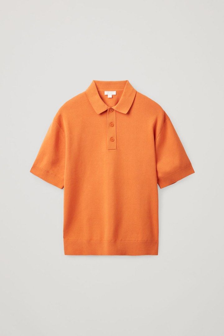 COS Oversized Knit Polo | BRAND NEW, Men's Fashion, Tops & Sets ...