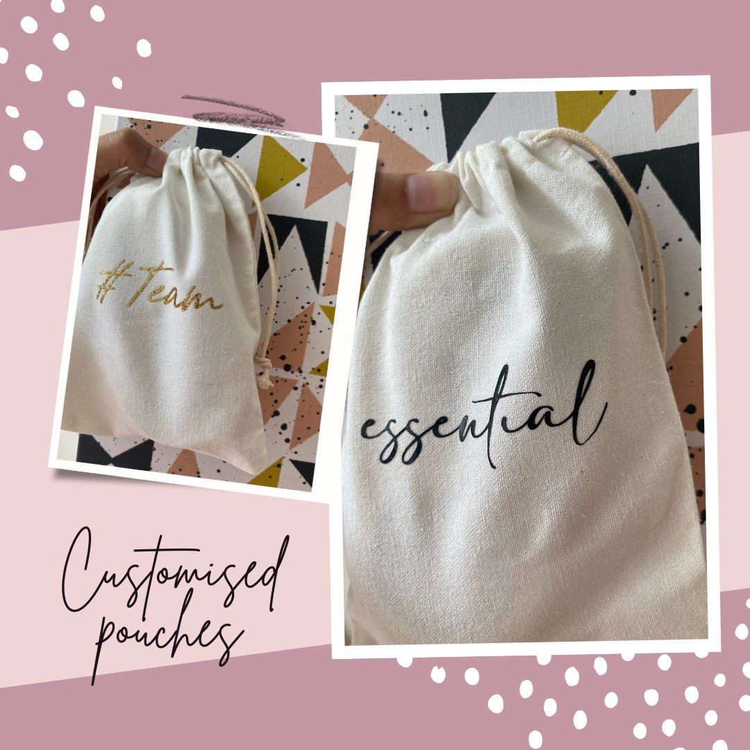 Customised Pouches, Women's Fashion, Bags & Wallets, Purses & Pouches ...