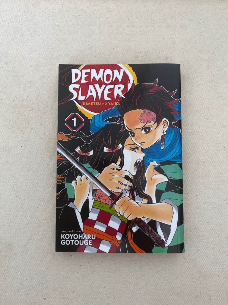 Demon slayer manga 1-6, Hobbies & Toys, Books & Magazines, Comics ...
