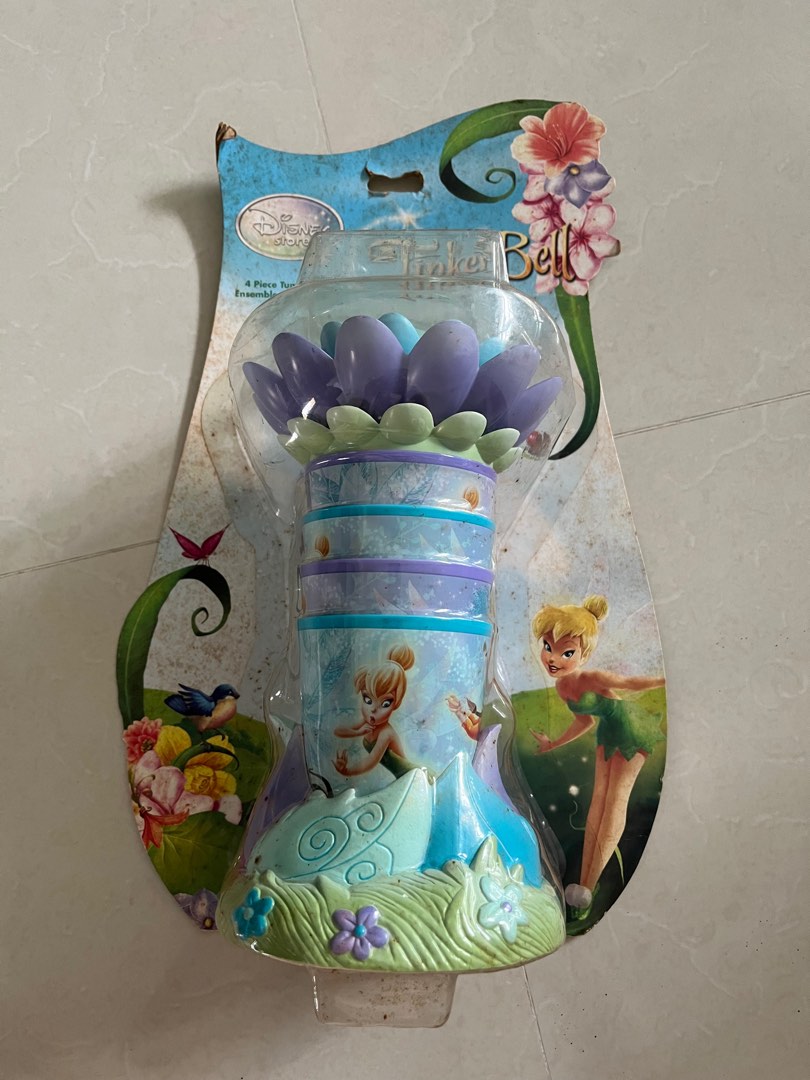 Disney Store Tinkerbell 4 Piece Tumbler Set, Hobbies & Toys ...