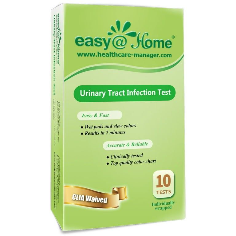 Easy@Home Urinary Tract Infection Test UTI Test Kit, 10 Individually ...