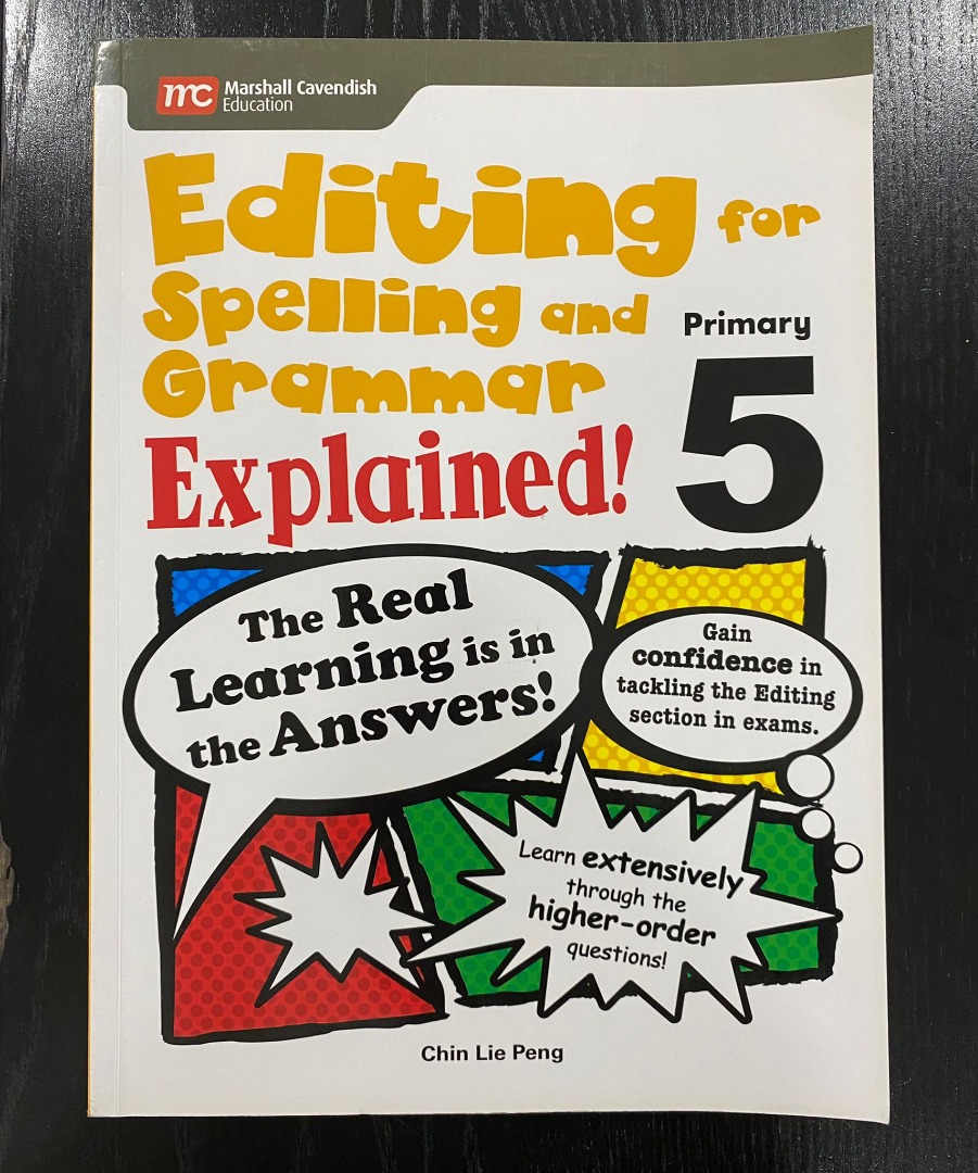 Editing for Spelling and Grammar Explained! Primary 5 (Marshall ...