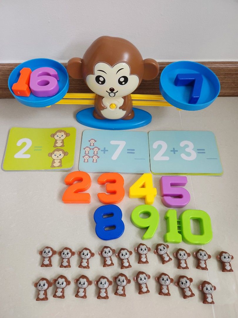 Educational number learning toy with scales, Hobbies & Toys, Toys ...