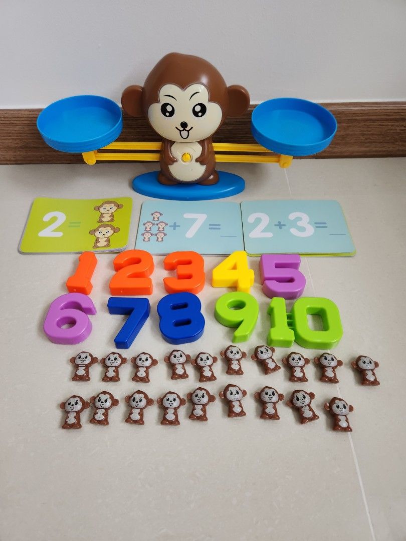Educational number learning toy with scales, Hobbies & Toys, Toys ...