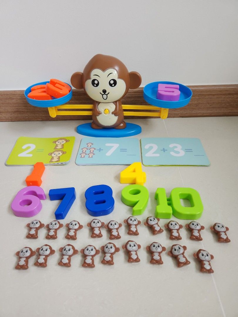 Educational number learning toy with scales, Hobbies & Toys, Toys ...