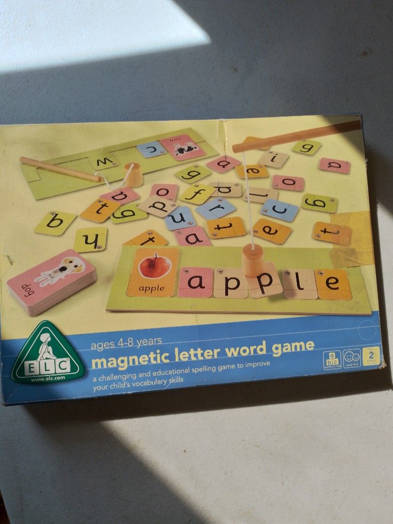 Elc magnetic letter word game, Hobbies & Toys, Toys & Games on Carousell