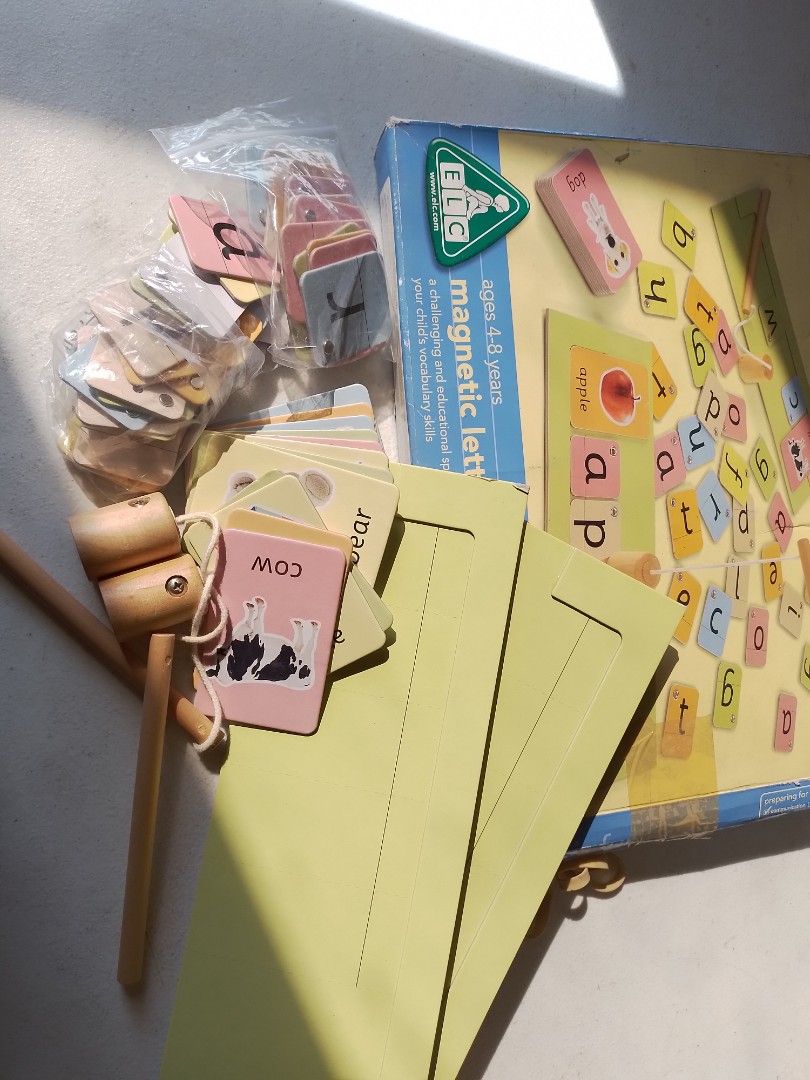 Elc magnetic letter word game, Hobbies & Toys, Toys & Games on Carousell