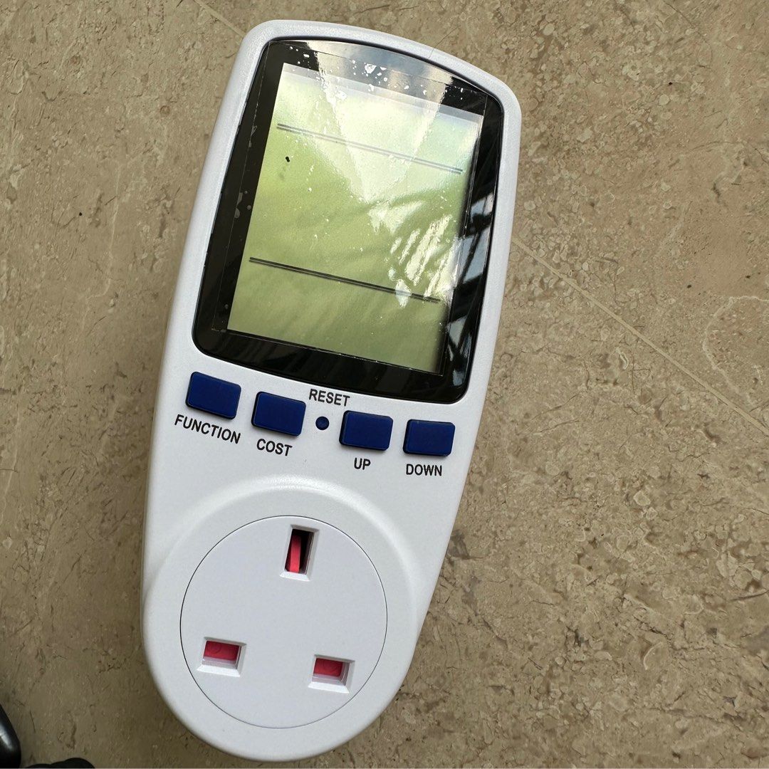 Electric socket meter, TV & Home Appliances, Electrical, Adaptors ...