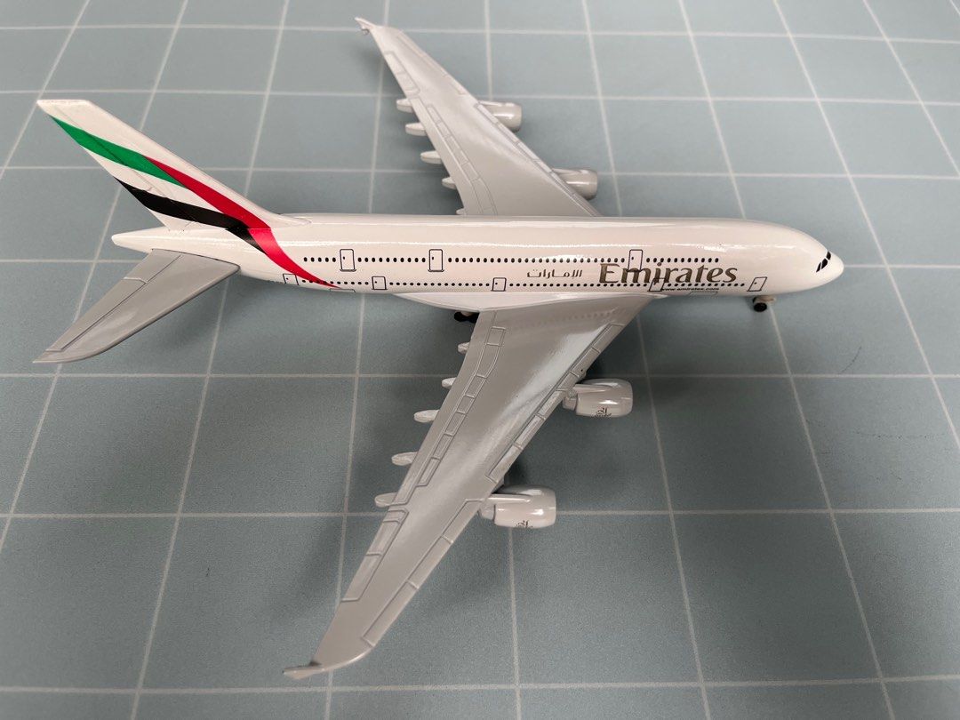 Emirates A380 model plane, Hobbies & Toys, Toys & Games on Carousell