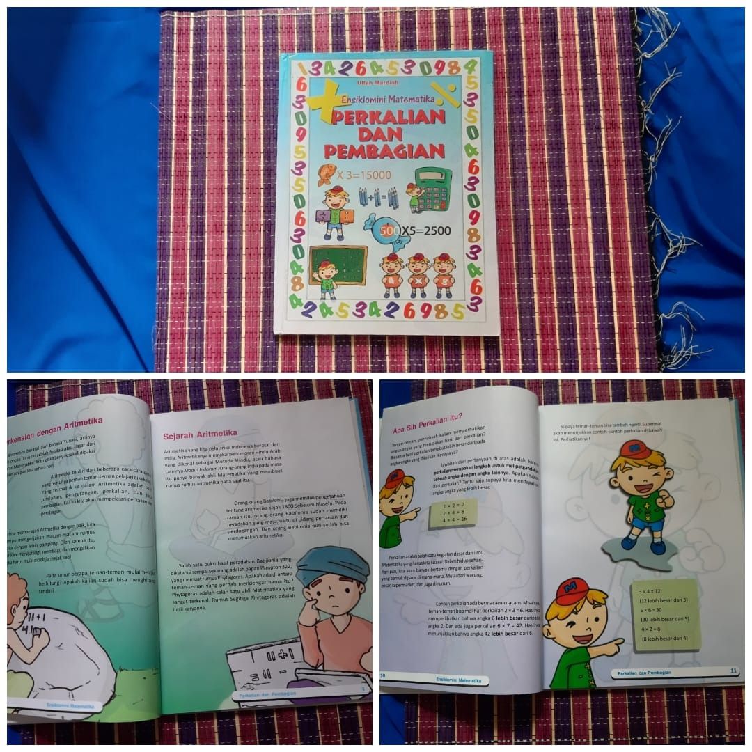 Ensiklomini Matematika Perkalian dan Pembagian buku anak HC, Buku ...
