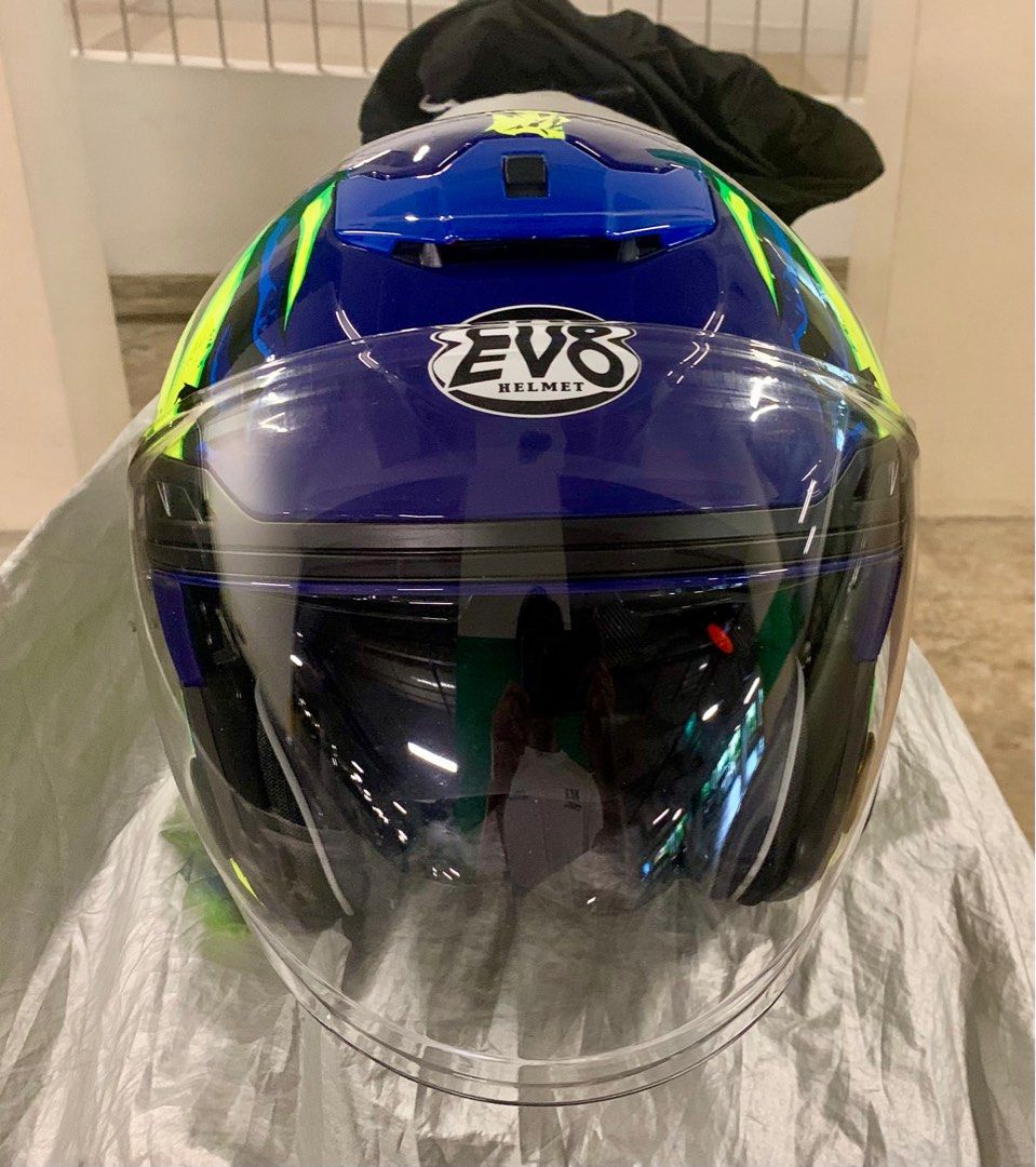 Evo open face helmet M- seldom used, Motorcycles, Motorcycle Apparel on ...