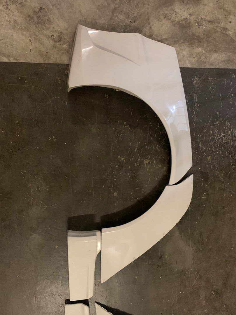 Evo X varis rear fenders, Car Accessories, Accessories on Carousell