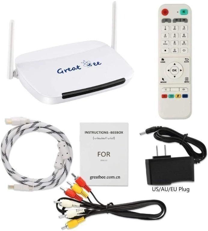 F2141 Great Bee Arabic tv box for IPTV,set top box., TV & Home ...