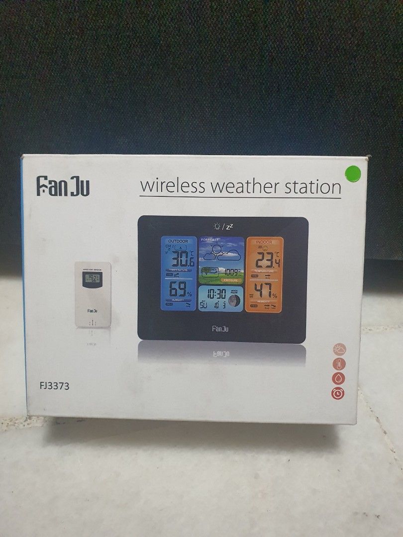 Fanju FJ3373 wireless weather station, TV & Home Appliances, Other Home Appliances on Carousell