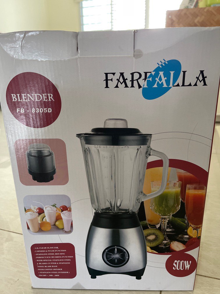 Farfalla Glass Blender, TV & Home Appliances, Kitchen Appliances ...